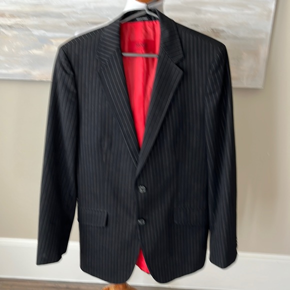 HUGO | Suits & Blazers | Hugo By Hugo Boss Black Pinstripe Sport Coat ...